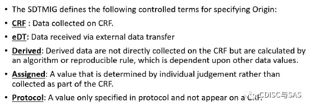 CDISC递交数据--SDTM Dataset Metadata之Origin_sdmtg_CDISC_SAS的博客-CSDN博客