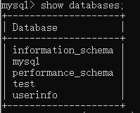 mysql view or display how many databases are currently existing ...