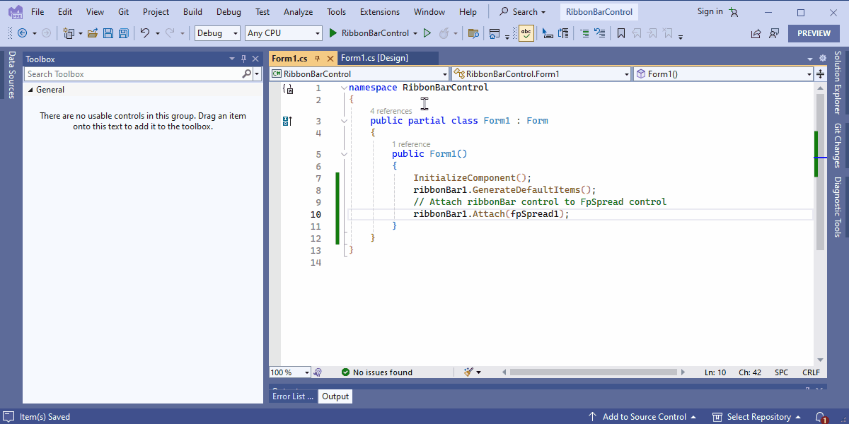 使用C#添加.NET 电子表格功能区栏-Spread.NET 17.0_c#ribbonbar-CSDN博客