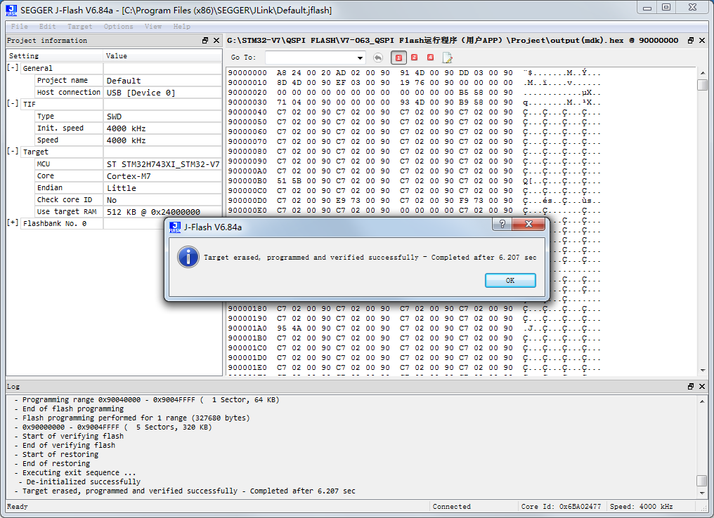 J Flash中添加mdk制作的qspi Flash下载算法方法jflash下载算法 Csdn博客 8851