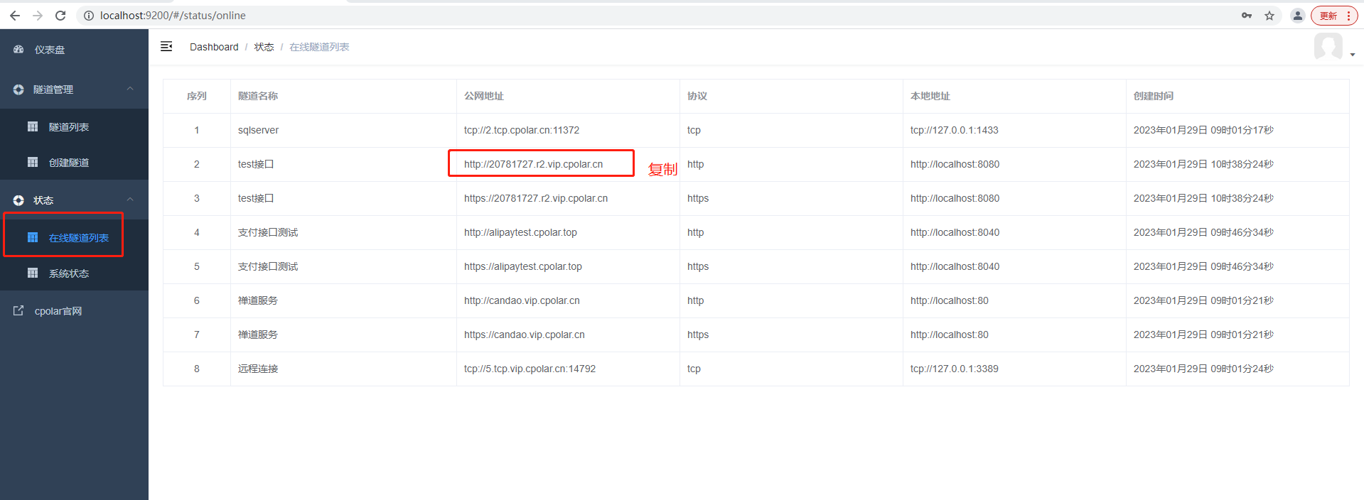Springboot接口使用Cpolar实现内网穿透，十分钟使用自己的电脑搭建网站_cpolar header-CSDN博客