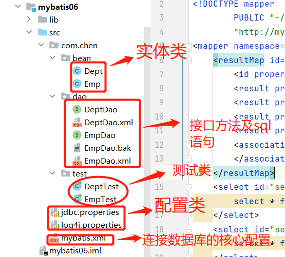 Mybatis一对一及一对多_mybatis 实体一对一设计-CSDN博客