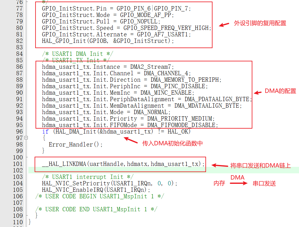 STM32F4xx系列使用HAL库配置DMA数据传输_stm32f4 串口 dma hal库-CSDN博客