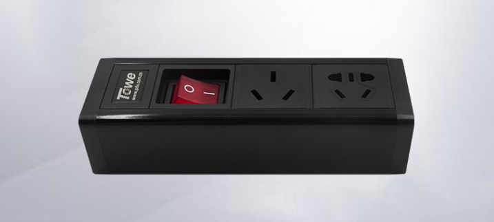 同为科技（TOWE）新国标16A三孔+10A五孔桌面PDU插排插座 - 编程宝典