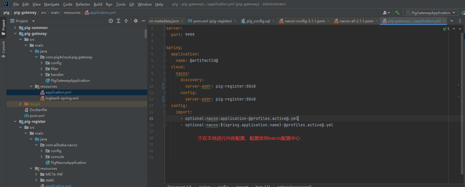 SpringCloud（pig框架）：Nacos第一篇-CSDN博客