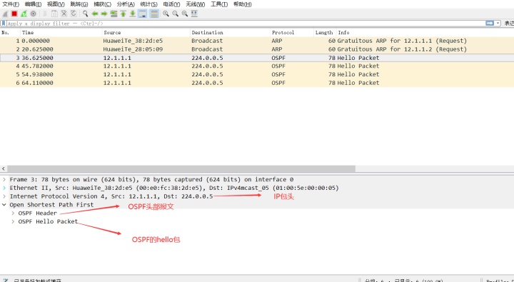ospf hello时间和dead_OSPF五种数据包结构解析-CSDN博客