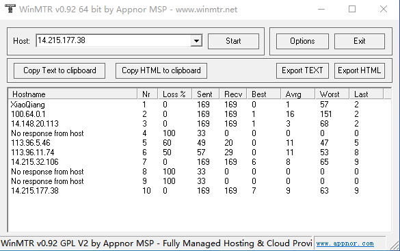 使用 MTR 分析网络延迟及丢包_winmtr测丢包率不准-CSDN博客